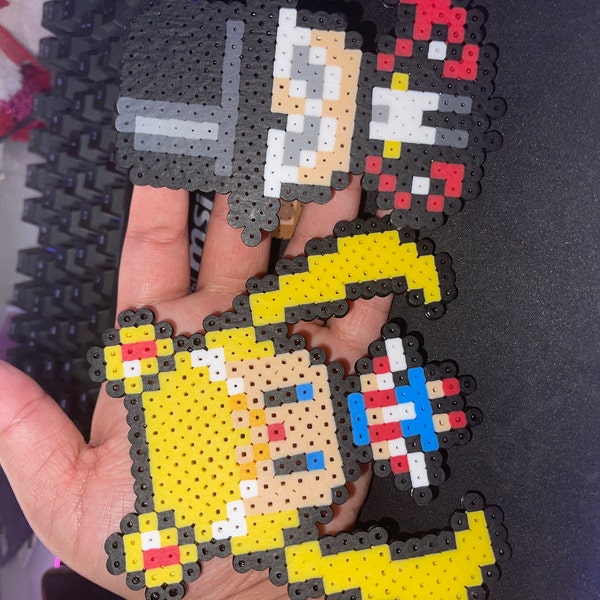 Mario Perler Bead Coin Bank - Etsy