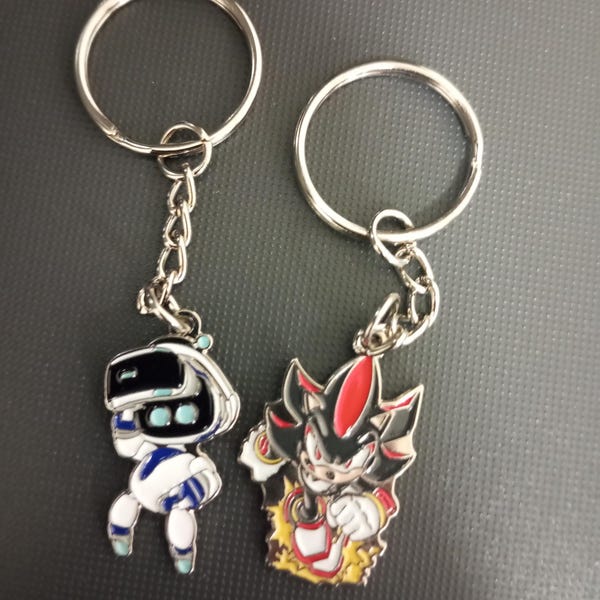 Shadow Hedgehog Game Keychain Gift Best Friends Keychains Game Hedgehog ...