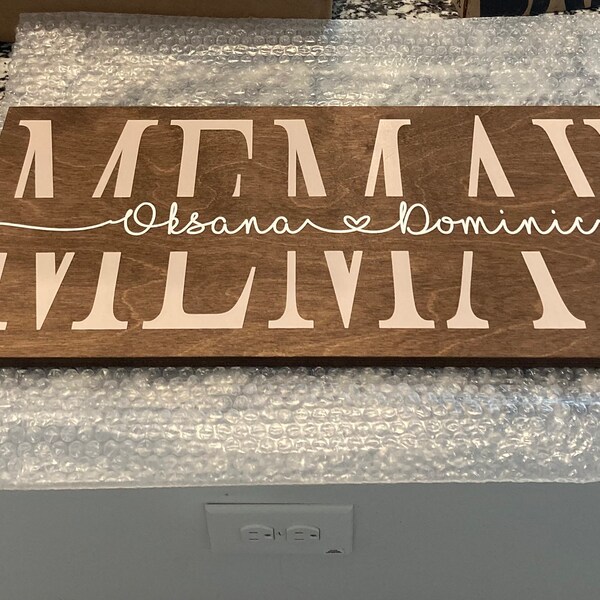 Memaw Mothers Day Gift - Memaw Sign - Gift for Mewmaw - Rustic Sign for ...
