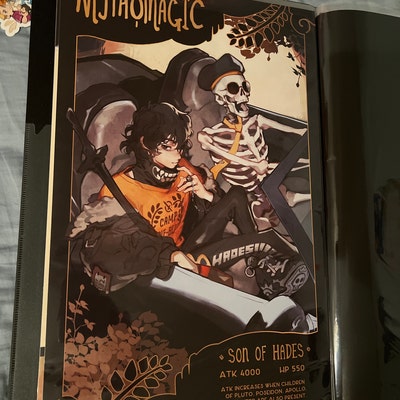 Percy Jackson Nico Di Angelo Mythomagic Art Print - Etsy