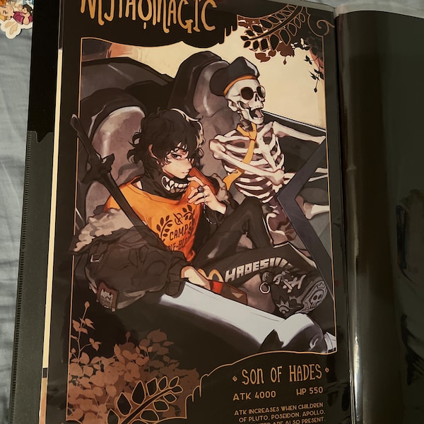 Percy Jackson - Nico Di Angelo Mythomagic Art Print - Etsy