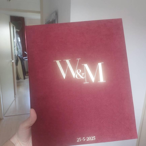 Personalized Wedding Celebrant Folder With Vows | A4 Ceremony Book for ...