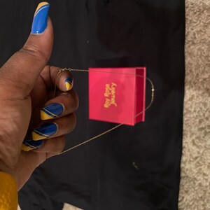 14K Yellow Gold Jewish Chi long Life Pendant - Etsy