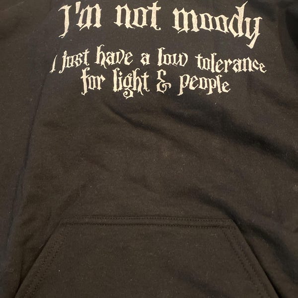 Gothic Hoodie Black Gothic Goth Witchy Clothes Aesthetic Emo Hoodie ...