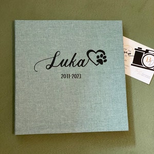 Graduation Photo Album Personalized Linen Self Adhesive Custom ...