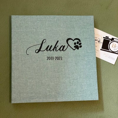 Mama Mom Personalized Photo Album Mother's Day Family Gift Linen Self ...