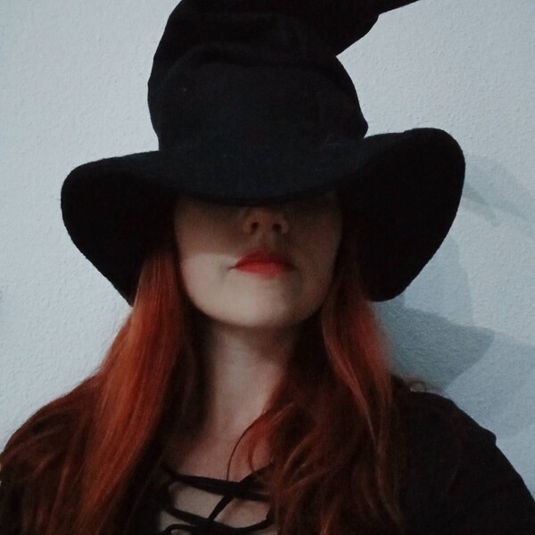 Witch Hat/wizard Hat/strega/halloween /cosplay /winter Goth/witchy ...