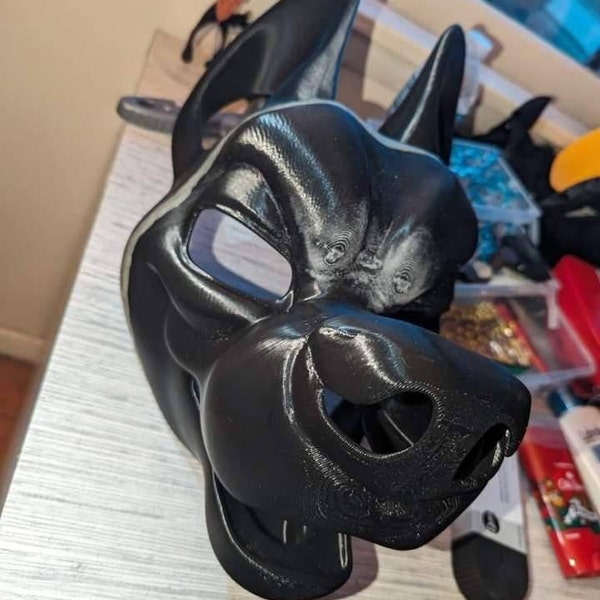 3D Printed Beauceron/dobie DIY Fursuit Head by Mixedcandy - Etsy