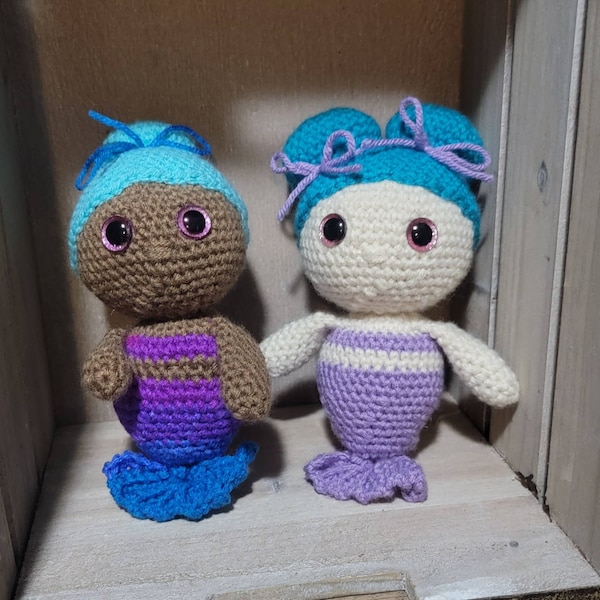 Under the Sea Duo Pattern, Hatching Mermaid, Hatching Magical Seahorse ...