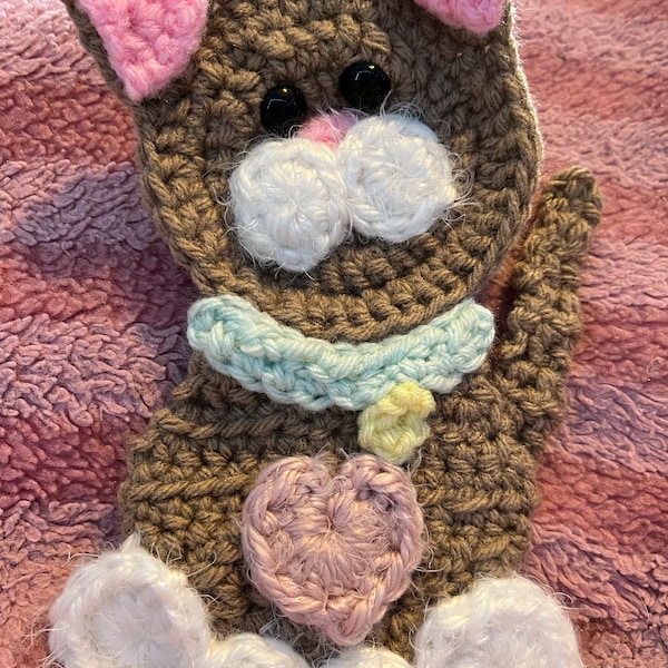 Crochet Pattern - INSTANT PDF DOWNLOAD - Pattern - Applique - Kitty ...
