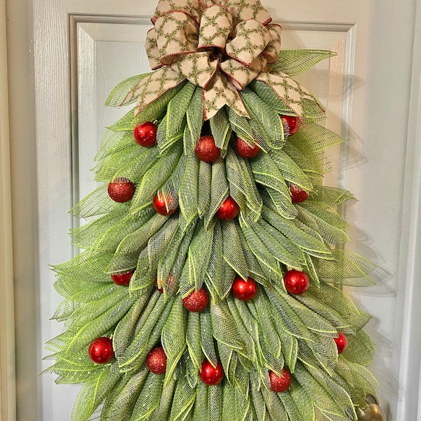 Christmas Tree Tutorial, Angel Wreath Tutorial, DIY, Christmas Wreath ...