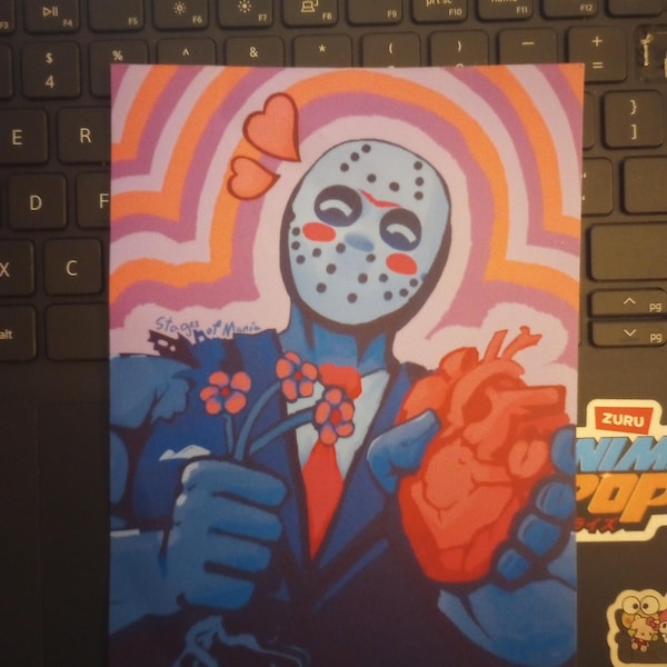Friday the 13th Valentine; Jason's Change of Heart Art Print; Jason ...