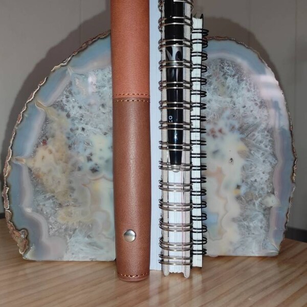 Natural Agate Geode Book Ends - 2 to 9 Lbs - Brazilian Agate Crystal ...
