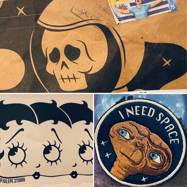 Skull Tombstone Embroidered Patch - Etsy