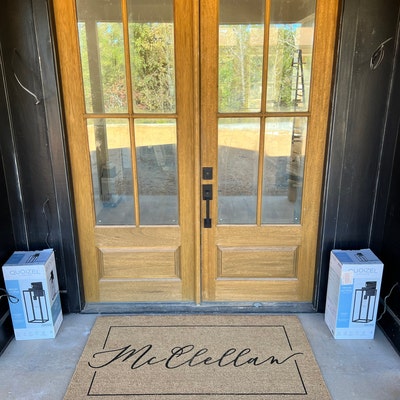 X-LARGE Double Door Doormat, Customized Coir Doormat, Extra Long ...