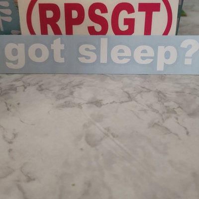 RPSGT Decal, Sleep Tech Decal, Sleep Tech Sticker, Polysomnographer ...