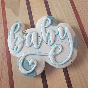 Baby Lettered Plaque Cookie Cutter Cookie Cutters by Nori CN0238 - Etsy