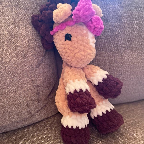 Paylin the Pony SNUGGLER Crochet Pattern | No Sew Low Sew Crochet ...