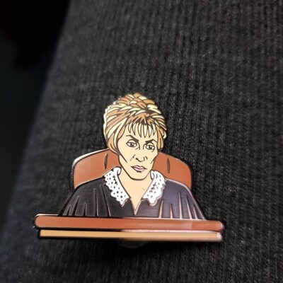 Judge Judy Enamel Pin - Etsy