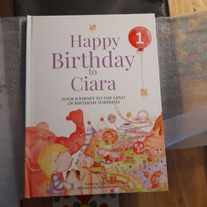 Personalised Happy Birthday Keepsake Book - Etsy UK