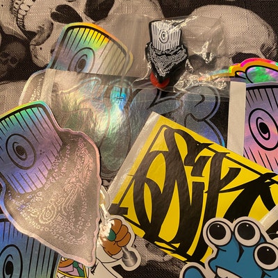 Sike One BLUE Eggshell Sticker EZ PEEL - Etsy UK