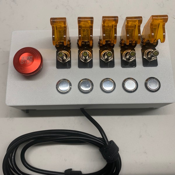 Custom Breakout Box for Apex Neptune With Emergency Stop and Toggle - Etsy