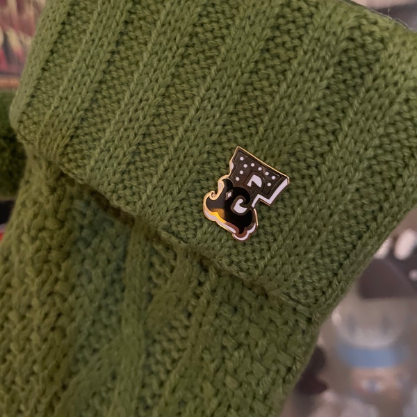 Enamel Letter Pin - Etsy
