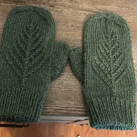 Spruce Mittens Knitting Pattern - PDF Instant Digital Download - Etsy ...