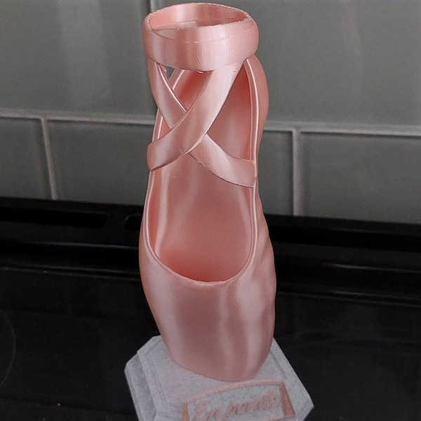 3D Printed Ballet Pointe Shoe: Personalized Recital Gift, Pen, Brush or ...
