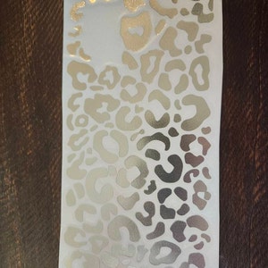 Leopard Print Vinyl Wrap for 30oz Tumbler, Cheetah Print Vinyl Decal ...