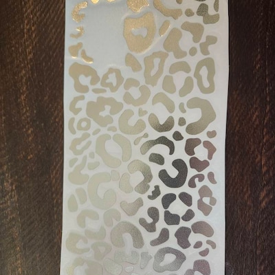Leopard Print Vinyl Wrap for 30oz Tumbler, Cheetah Print Vinyl Decal ...
