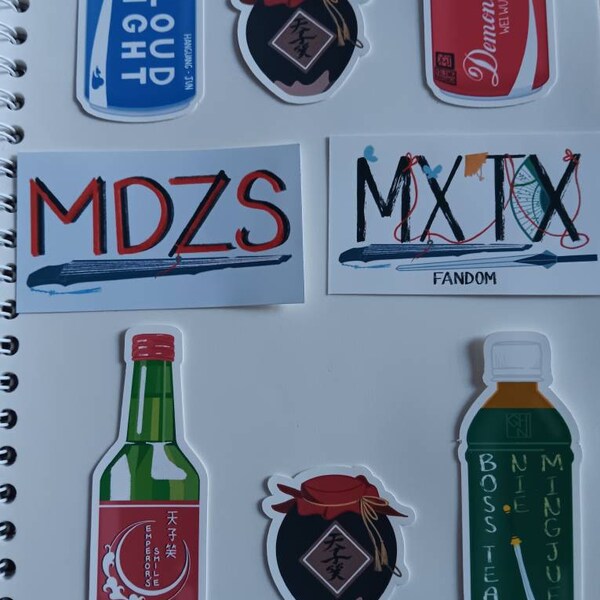 TGCF / HOB / Heaven Official's Blessing MXTX Chibi Fengqing Stickers - Etsy