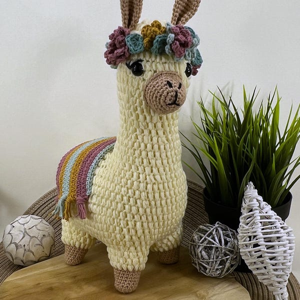 Adorable Crochet Lama Pattern -step-by-step Amigurumi Pattern in PDF - Etsy
