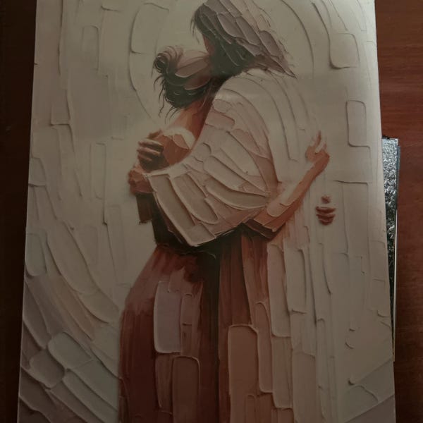 Abstract Christian Modern Art | Subtle Jesus on the Cross |christ ...