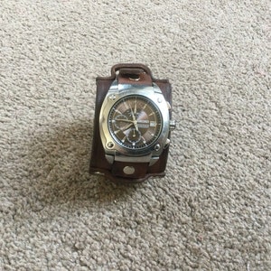 Fallout inspired unisex wrist watch made from full grain veg | Etsy