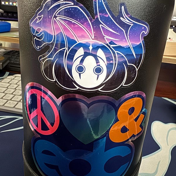 Wooli Mammoth Lightning Logo Sticker - Etsy