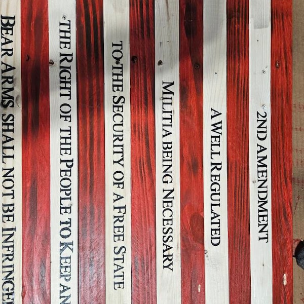 2nd Amendment Reusable Stencil Kit, Paint Your Own Wood Sign, 4th of ...