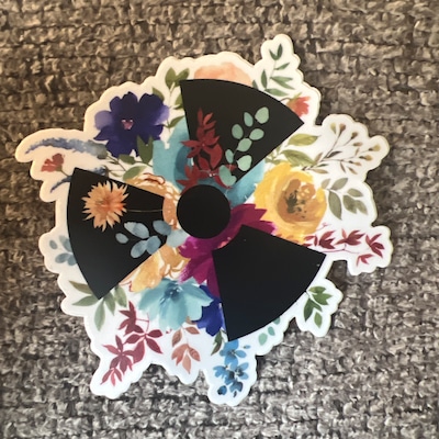 Radiology Sticker Xray Sticker Floral Radiation Sticker Tumbler Sticker ...