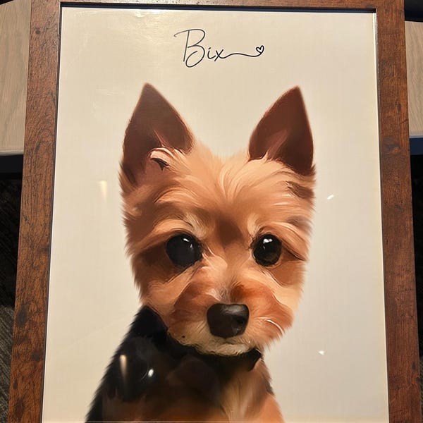 Pet Portrait, Custom Pet Portrait, Pet Portrait Custom, Dog Portrait ...