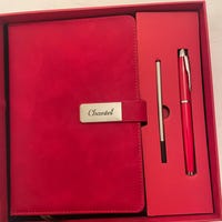 Custom Engraved Notebook With Pen, Leather Notebook Set, End of Year ...