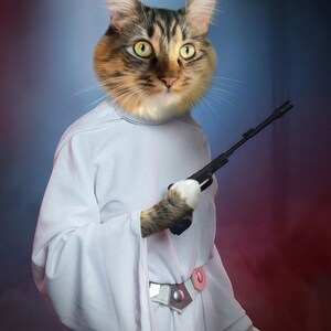 Custom Pet Portrait in Suit . Custom Animal Portrait in Suit . - Etsy