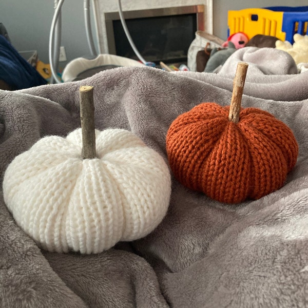 Luxury Knit Pumpkins Knit Pumpkin, Knit Fall Accessories, Fall Decor ...