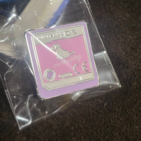 Nintendogs Game Cartridge Inspired Hard Enamel Lapel Pin Badge - Etsy
