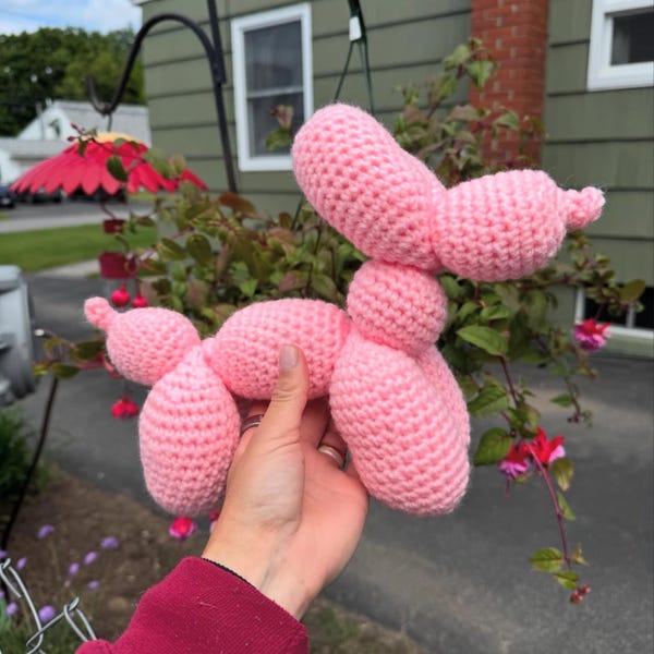 Balloon Animal Dog Crochet PATTERN ONLY Instant DOWNLOAD! Puppy ...