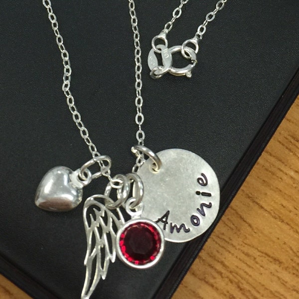 Custom Silver Small Name Charm - Etsy