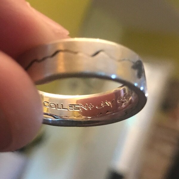 Mount Fuji Summit Ring | Mount Fugaku Ring | Fuji Wedding Ring | Mt ...