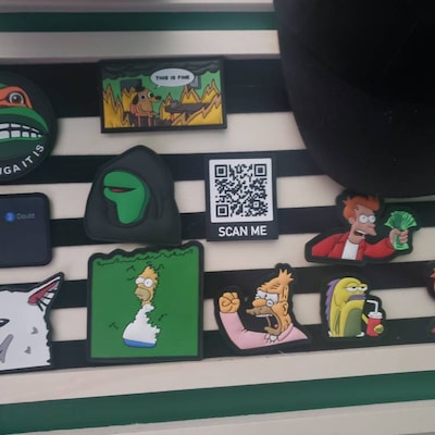 Rick Roll QR Code Meme Funny PVC Morale Patch - Etsy