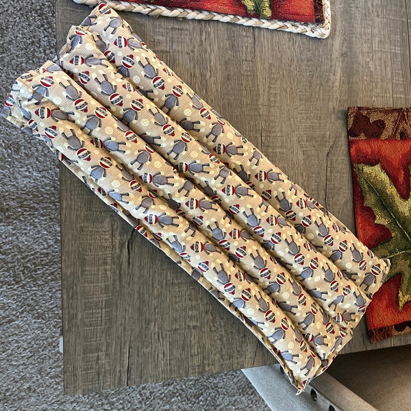 Rice-flax Seed Therapeutic Heating/cooling Neck Wrap and Body Pad, Heat ...