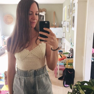 Vintage Vera Top CROCHET PATTERN/ Crochet Tutorial for a Top With ...