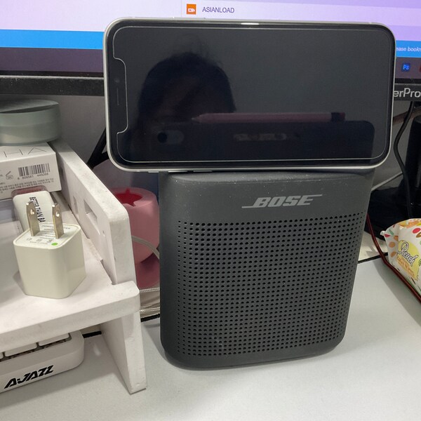 Rice Cake Puppy in Spring Card Holder Cute Acrylic Card Holder, Kawaii ...